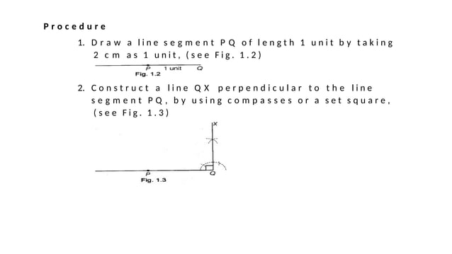 Activity 1 1pptx Square Root Spiral Math Class 9 Chap1 Pptx 1363