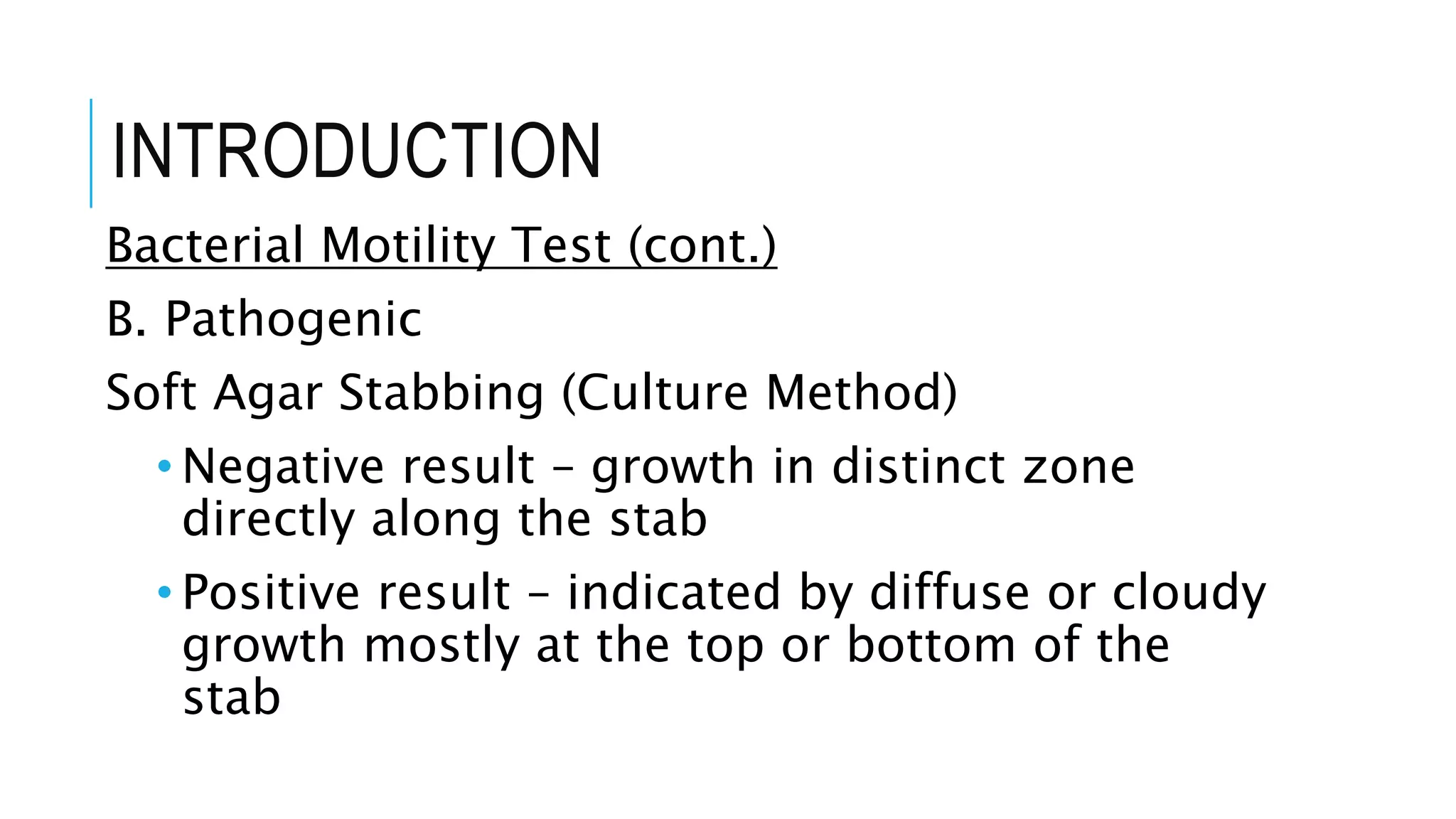 Activity 2 - Determination of Bacterial Motility | PPTX