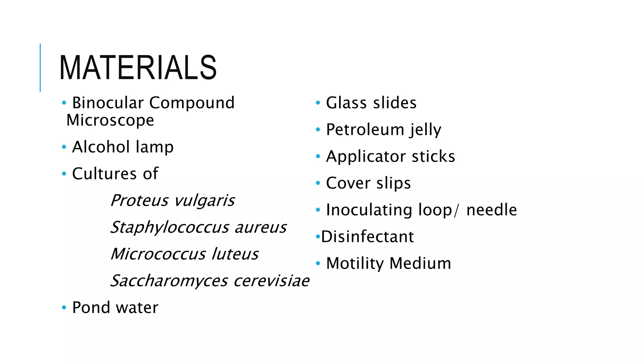 Activity 2 - Determination of Bacterial Motility | PPTX