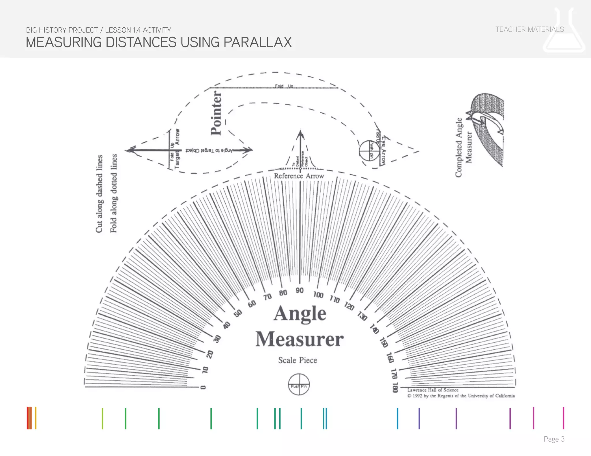 Lesson 1.4 Activity: Measuring Distances Using Parallax | PDF