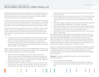 Lesson 1.4 Activity: Measuring Distances Using Parallax | PDF