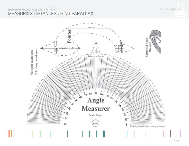 Lesson 1.4 Activity: Measuring Distances Using Parallax | PDF | Physics | Science