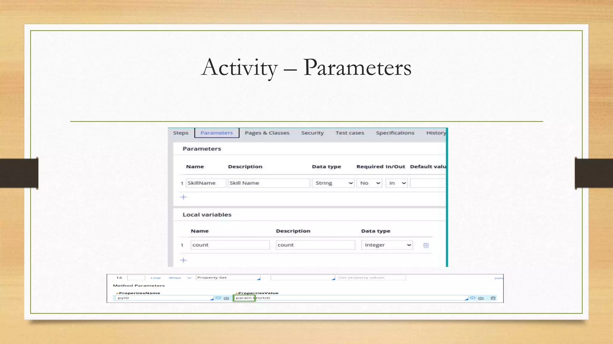 PEGA Activity and Its Methods | PPTX