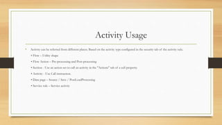 PEGA Activity and Its Methods | PPTX