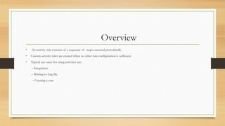 PEGA Activity and Its Methods | PPTX