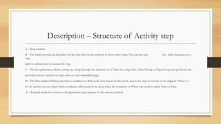 PEGA Activity and Its Methods | PPTX
