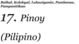 ACTIVITY-BALBAL. activity students ..... | PPT