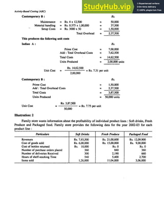 Activity-Based Costing (ABC | PDF