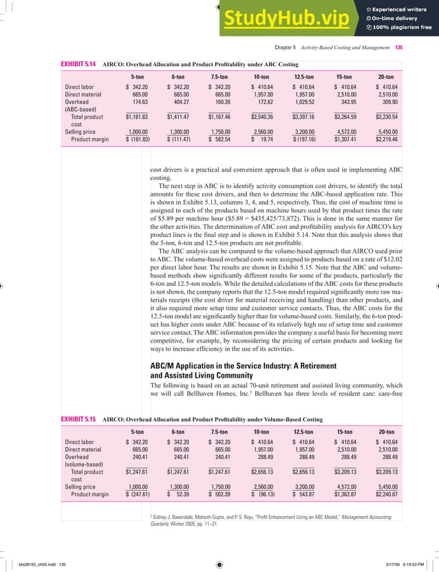 Activity-Based Costing And Management | PDF