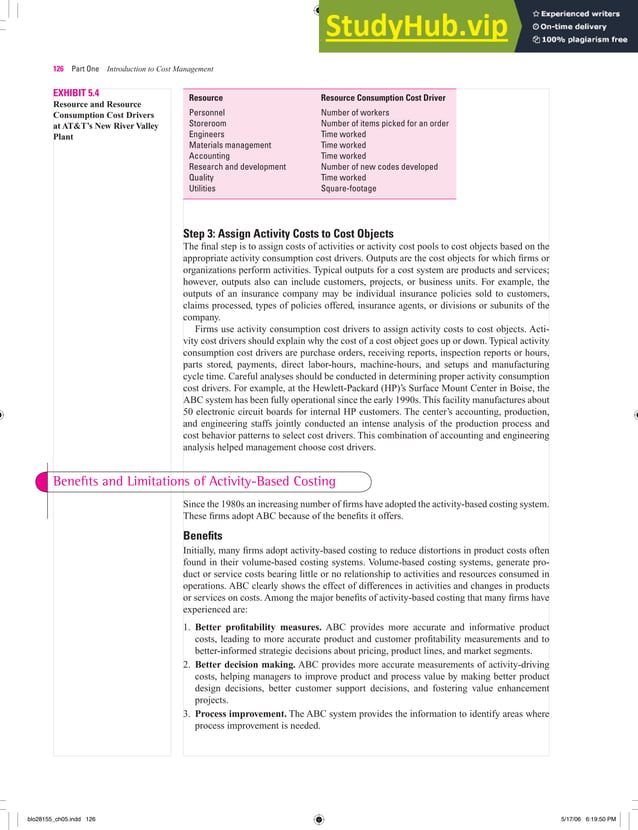 Activity-Based Costing And Management | PDF