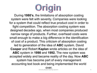 Activity-Based Costing System | PPTX