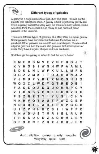 Activity book universe | PDF