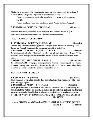 Activity class-x | PDF