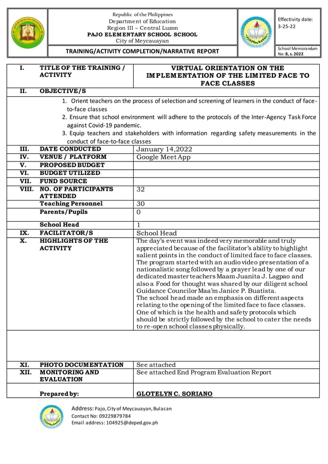 ACTIVITY-COMPLETION-REPORT-TEMPLATE (1).docx | Education