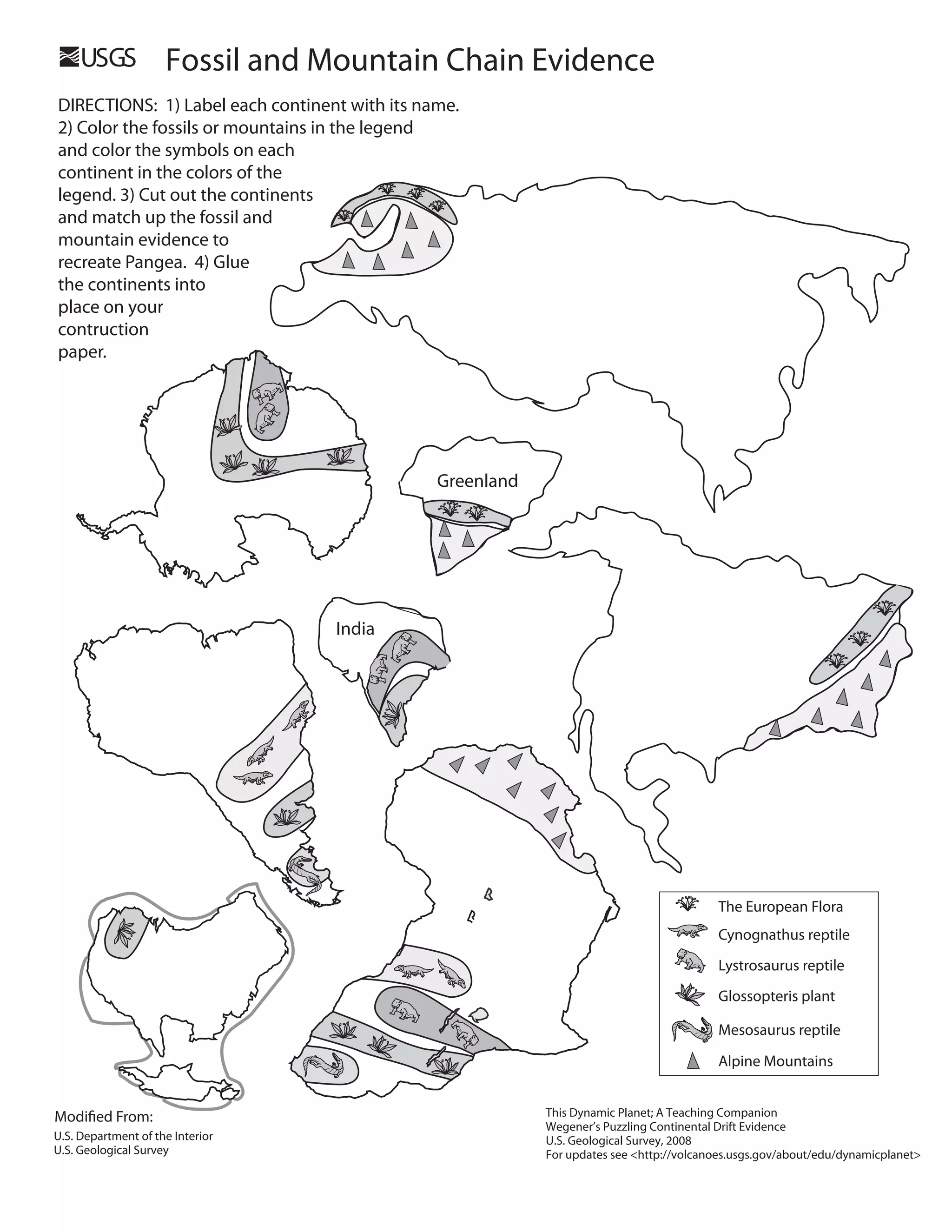 Activity continentaldrift | PDF