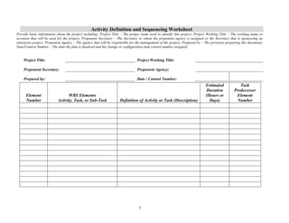Activity definition-and-sequencing-worksheet-1.2 | DOC