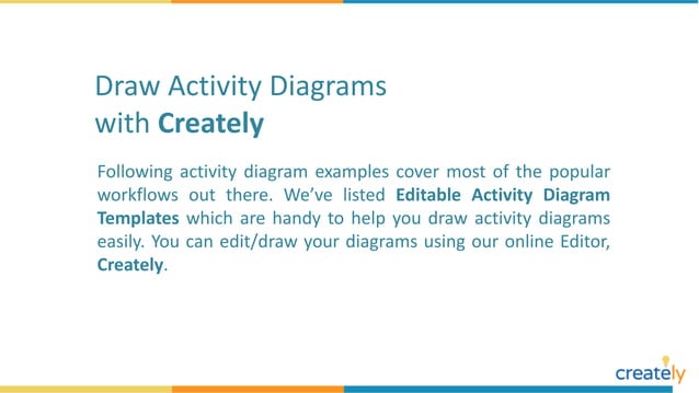 Activity Diagram Examples by Creately | PPTX