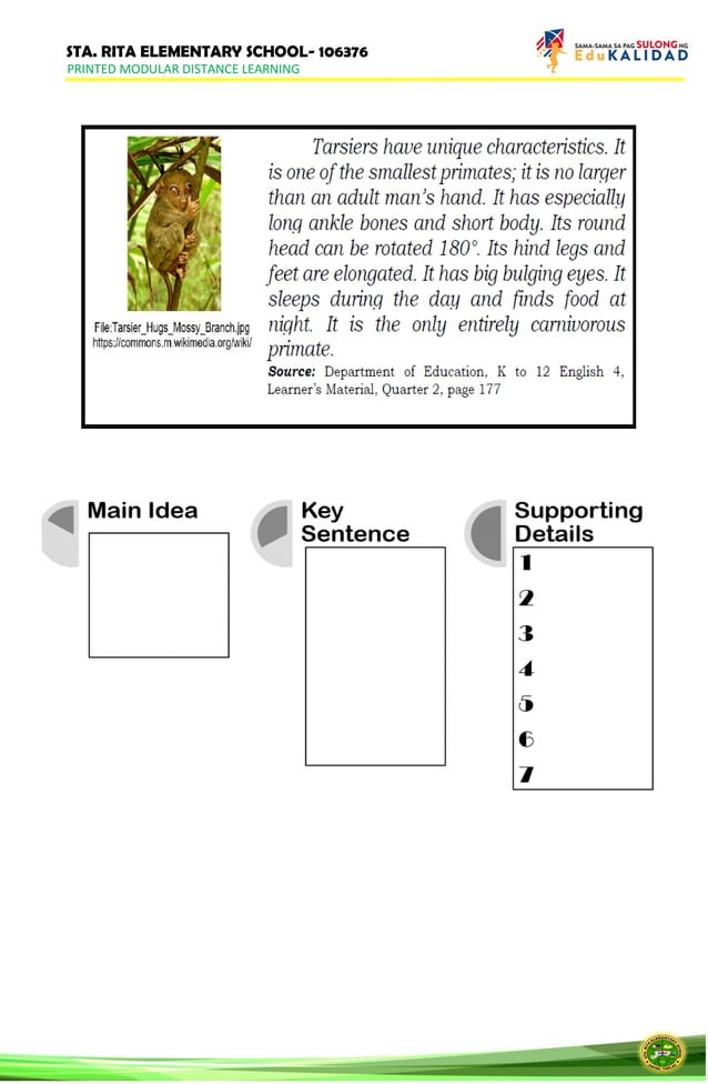 ACTIVITY-SHEET MODULE 1, QUARTER 3 WEEK 4 | PDF