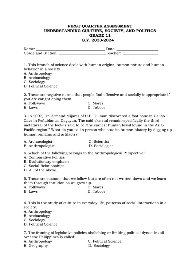 Activity in UCSP GRADE 11 REVIEW TEST.docx