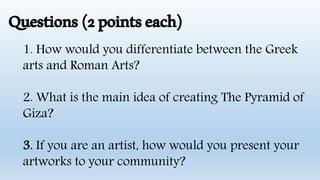 Activity western-classical-arts | PPT