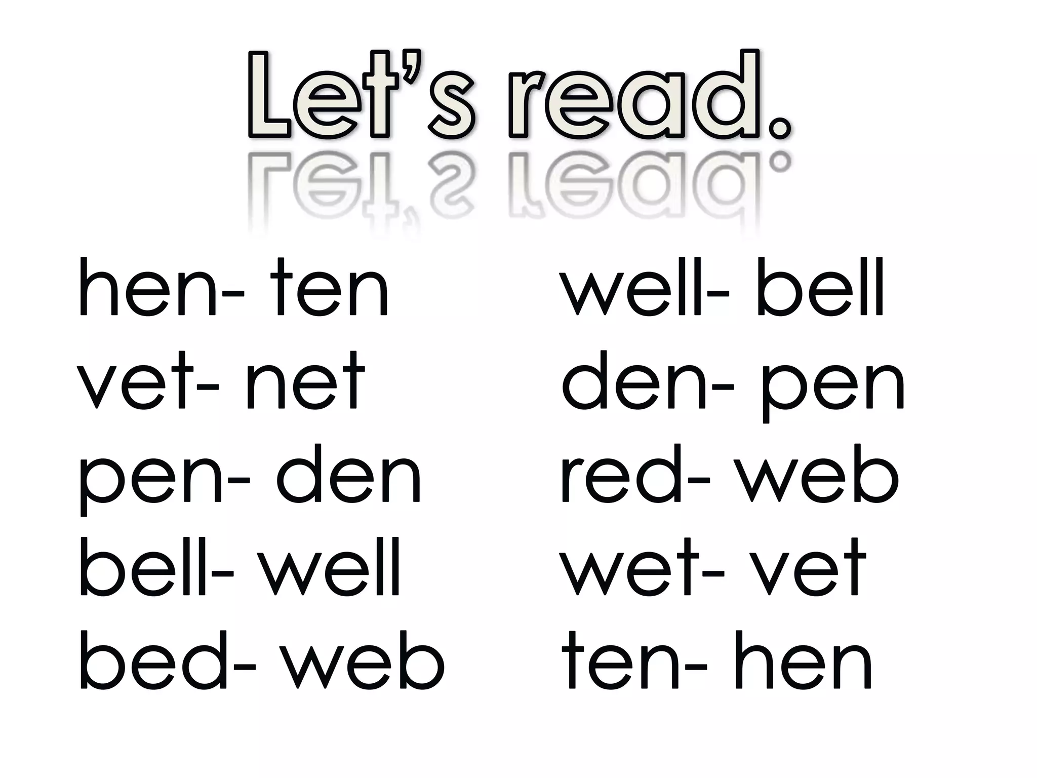 Medial E sound | PPTX