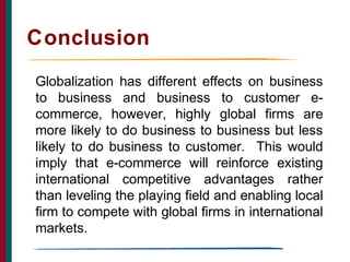 Effects of Globalization to E-Commerce | PPT