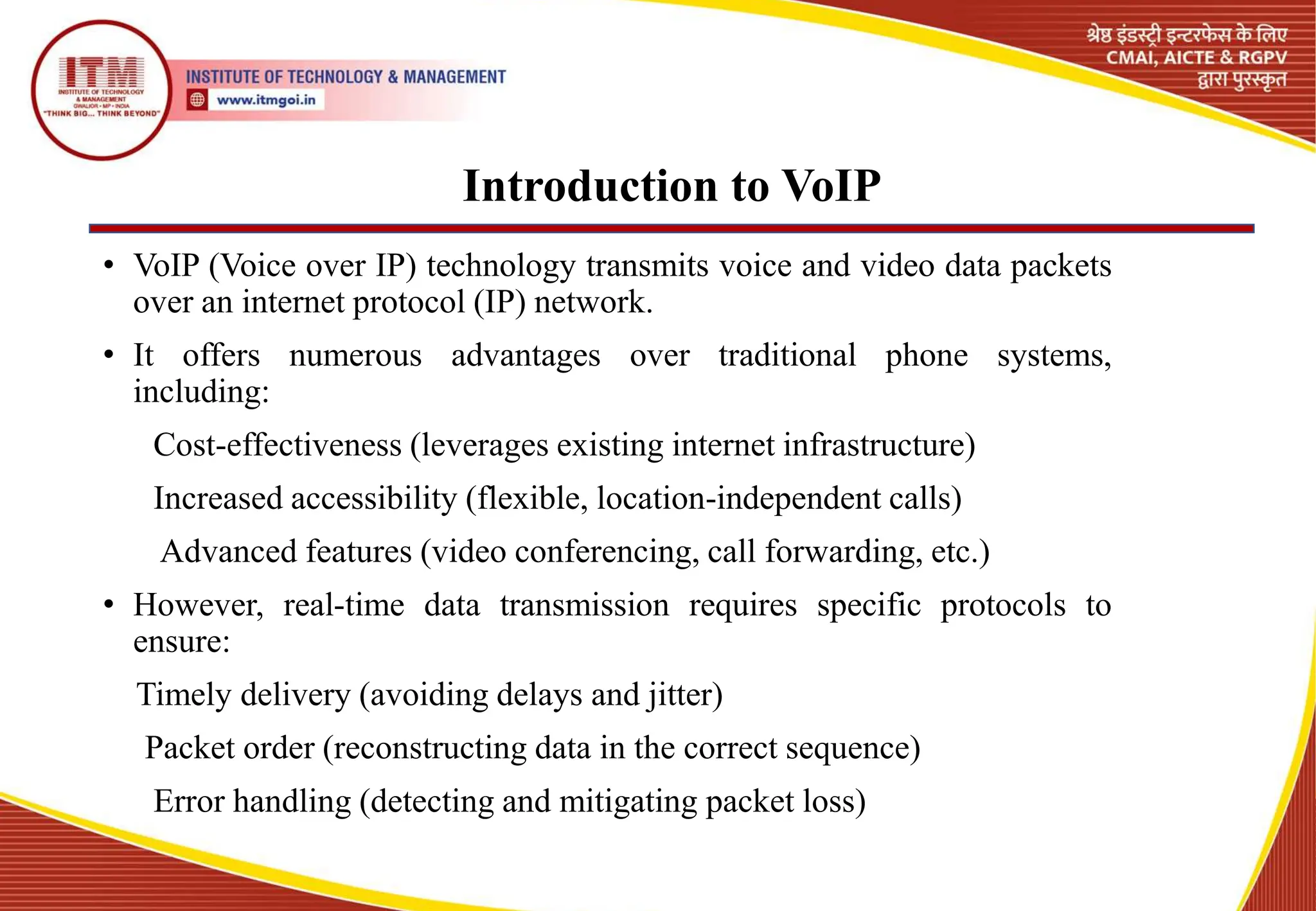Significance of real time protocol in Voip .pptx