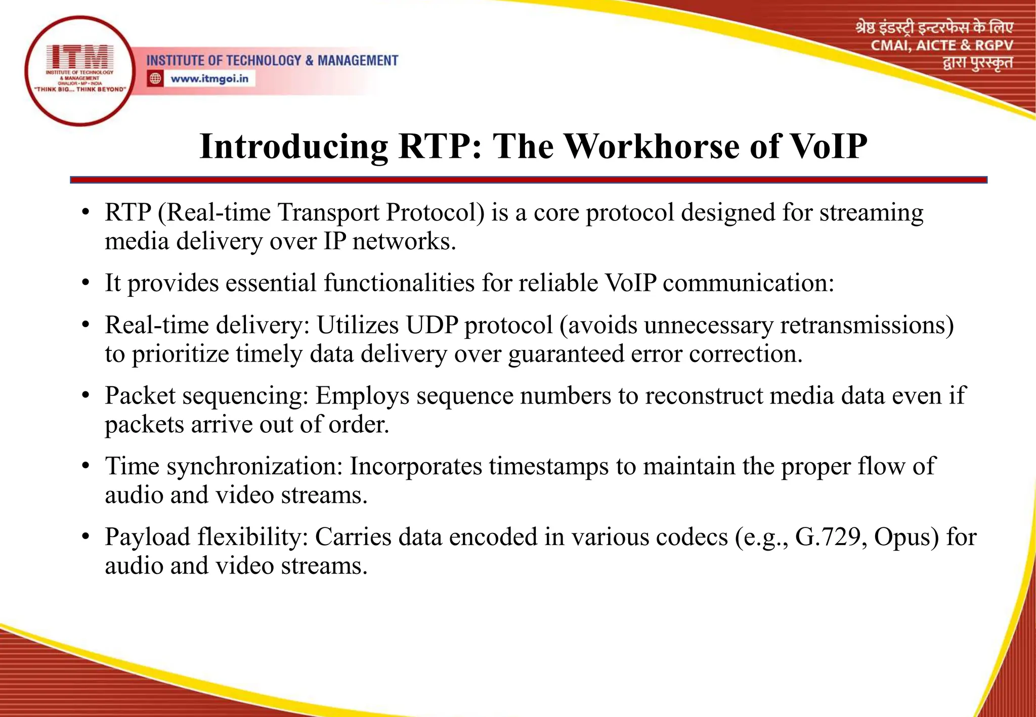 Significance of real time protocol in Voip .pptx