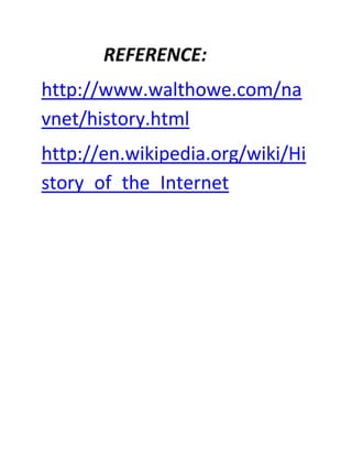 Activity 10 History of Internet | DOCX | Internet | Computing
