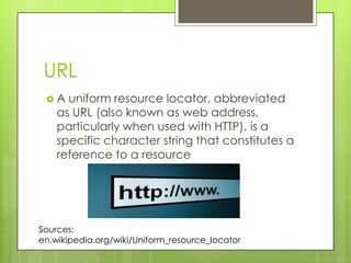 Definition of Internet Terms | PPTX