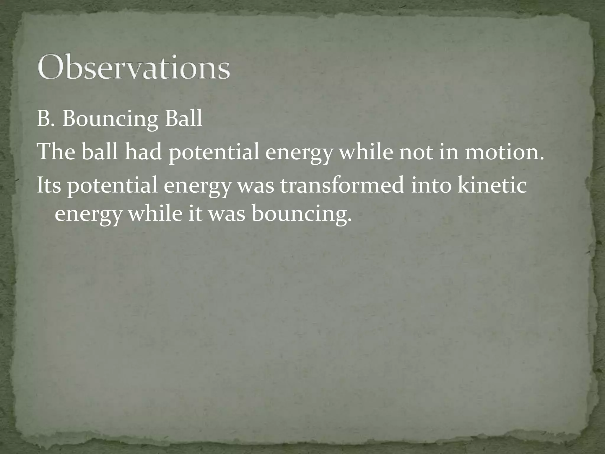 Energy transformation - Science 6 | PPTX