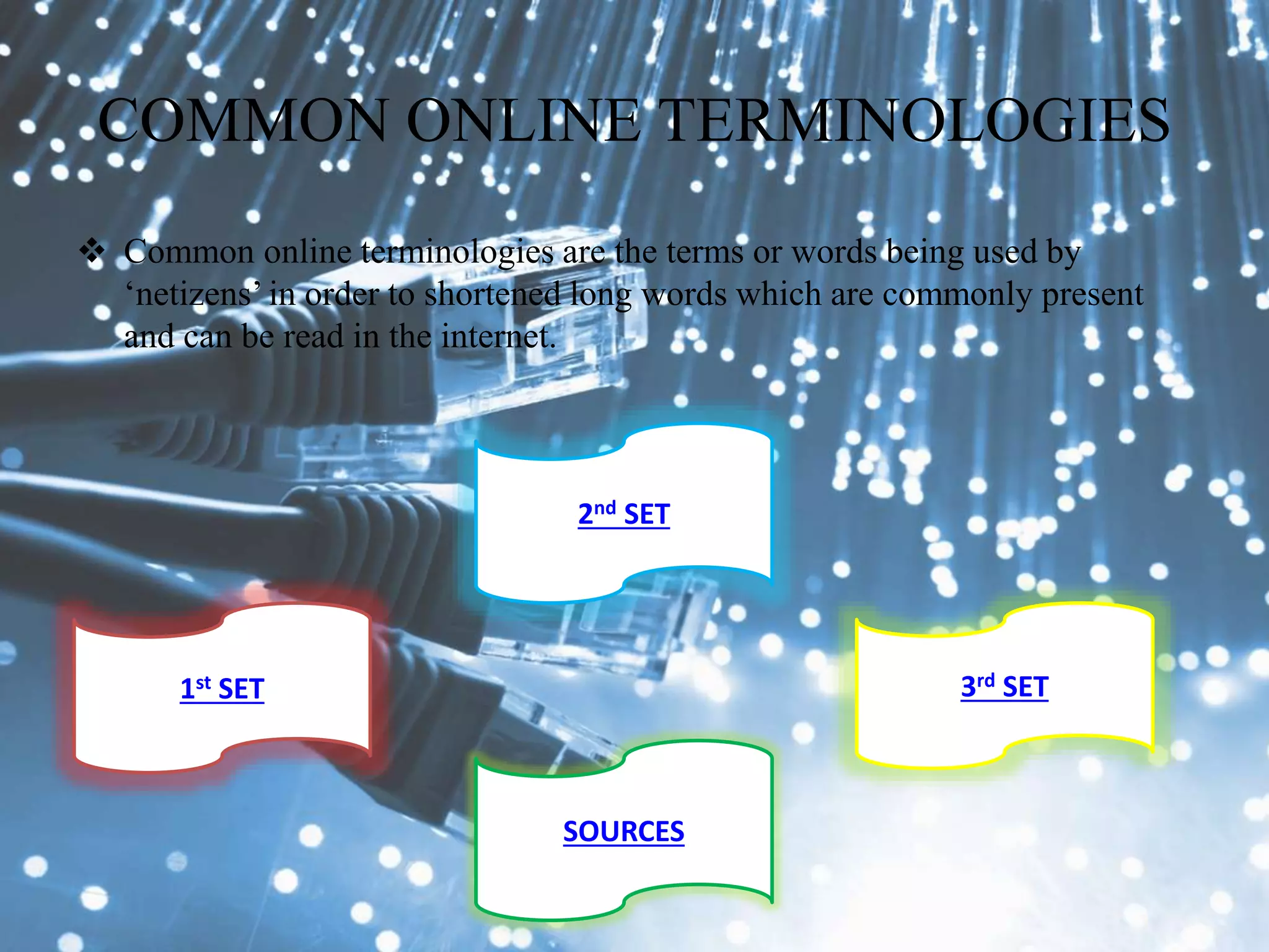 Activity 13 common online terminologies | PPT