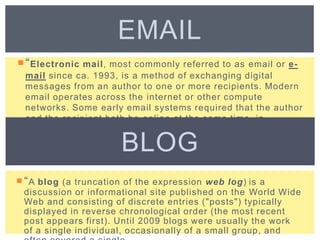 Common Online Terminologies | PPTX