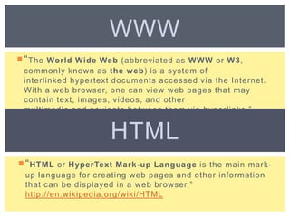 Common Online Terminologies | PPTX