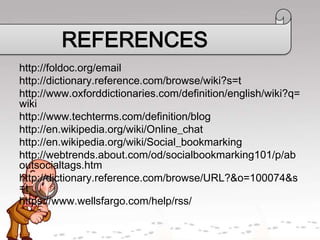 Activity 13 Common Online Terminologies | PPT