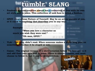 Tumblr Fandom Style