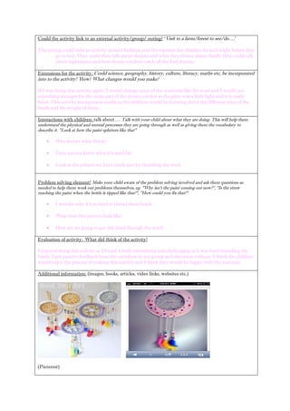 Dream catcher Childcare sheet | PDF