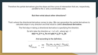Activity 1 (Directional Derivative and Gradient with minimum 3 ...