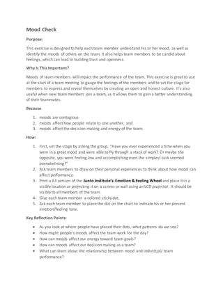 Activity 1 mood check (2) | PDF