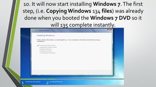 Window 7 Installation | PPT