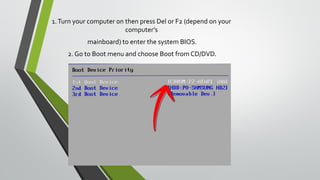 Window 7 Installation | PPT