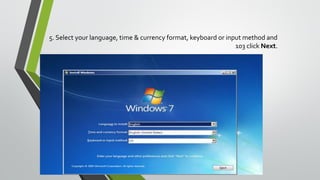 Window 7 Installation | PPT