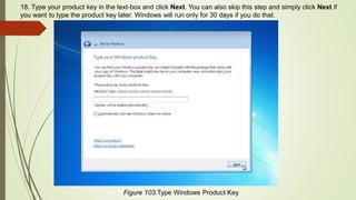 Activity 1 windows 7 installation | PPT