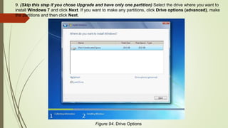 Activity 1 windows 7 installation | PPT