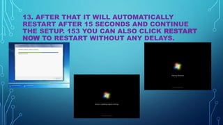 Activity 1 windows 7 installation | PPT