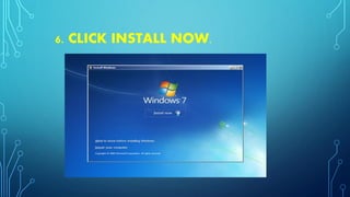 Activity 1 windows 7 installation | PPT