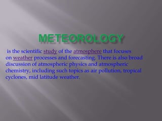 History of Meteorology and Invention of Weather Instruments | PPT