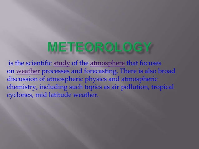 History of Meteorology and Invention of Weather Instruments | PPT