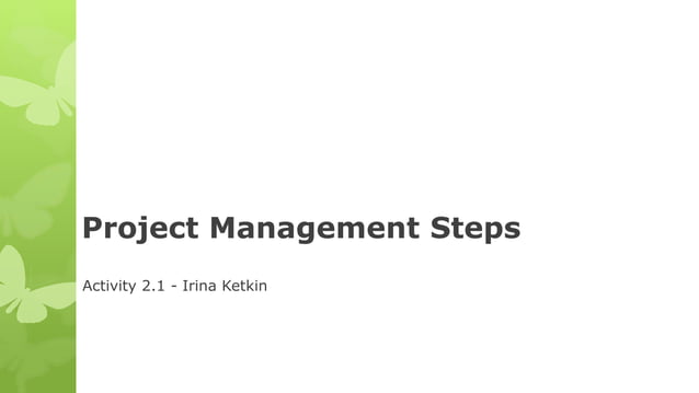 Project Management Steps | PPTX