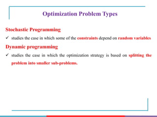 Classification of optimization Techniques | PDF